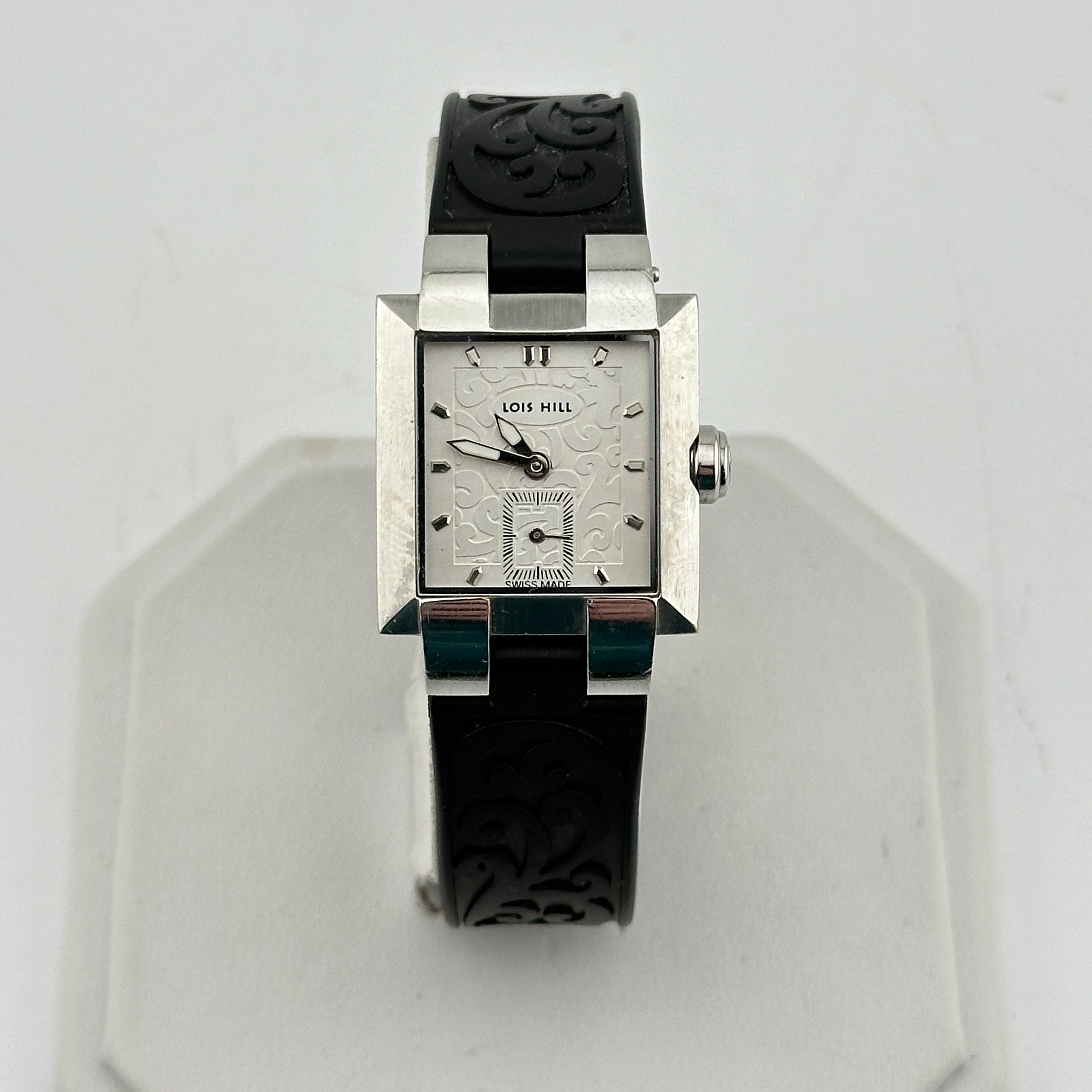 Lois Hill Sterling Silver Dial Quartz Ladies 25mm Tank Style Watch - Etsy