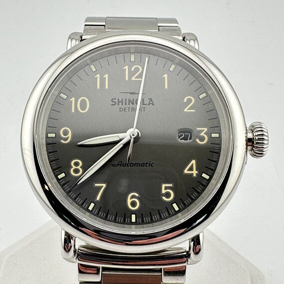 Shinola Runwell Automatic Charcoal Dial 45mm Men's Wa… - Gem