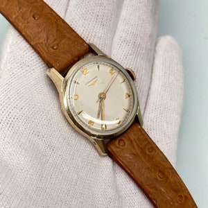 Longines Vintage 10k Gold Wind up Watch C. 1943 - Etsy