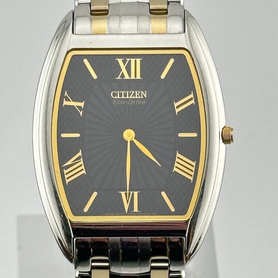 Citizen Eco-Drive Stiletto Two Tone Ultra Thin Men’s … - Gem
