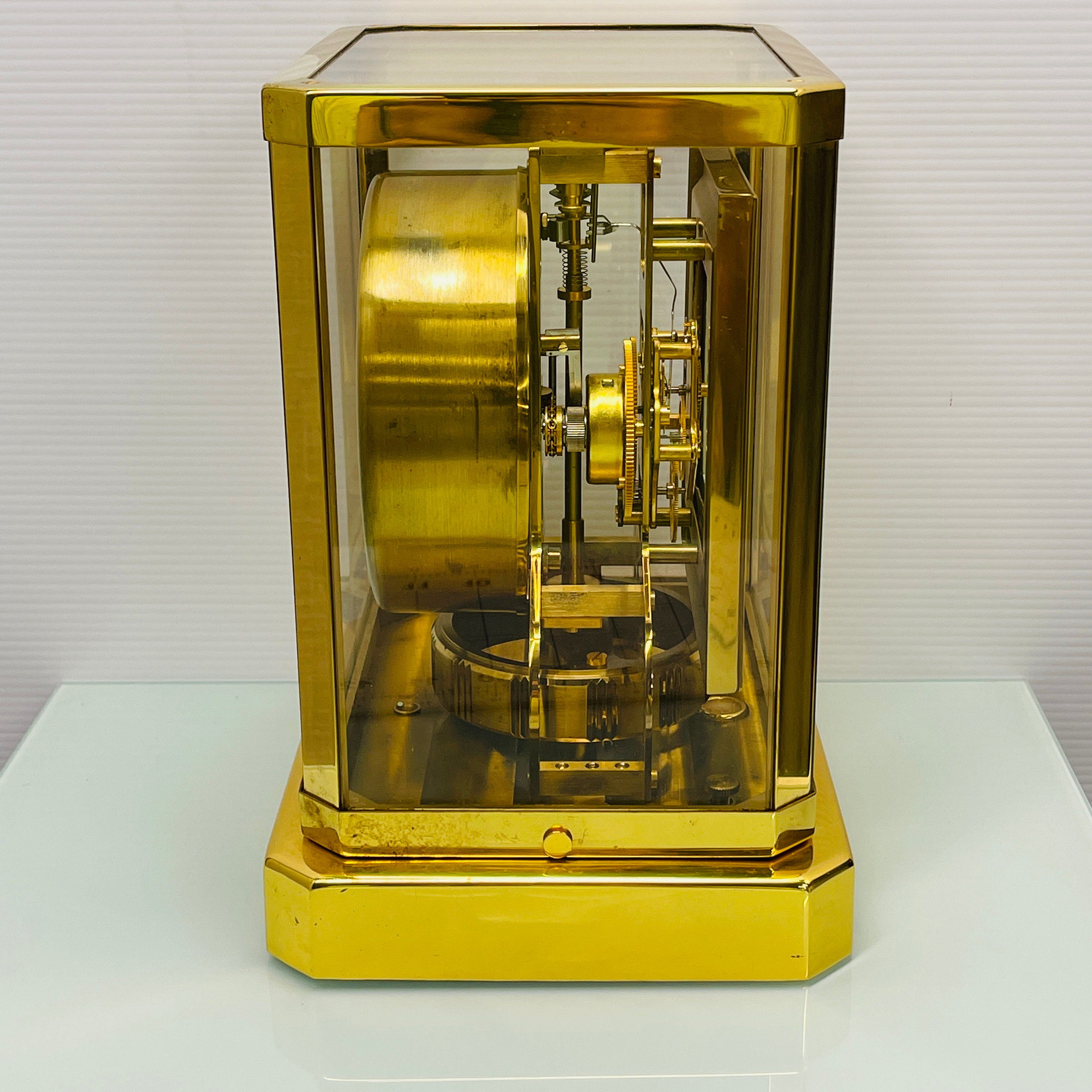 Jaeger-lecoultre Atmos Square Face Mantel Clock Caliber 528-6 #157235 ...