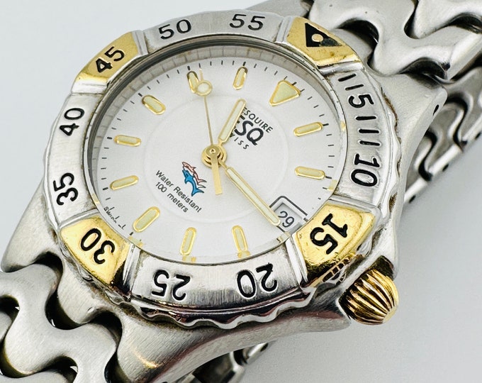 ESQ Esquire Submersible Swiss 29mm Ladies Dive Watch - Etsy
