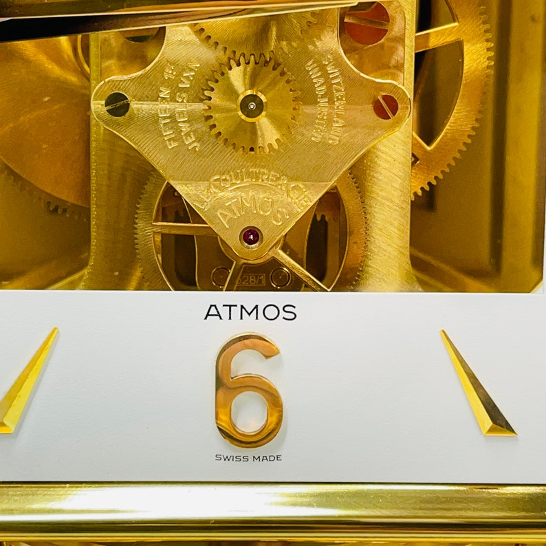 Jaeger-lecoultre Atmos With Box - Square Face Mantel Clock Caliber 528 ...