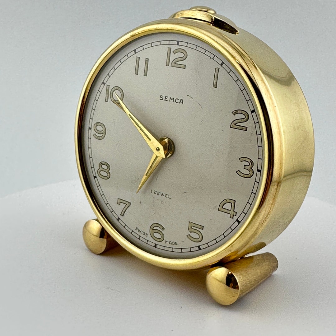 Semca Swiss 8 Jewel Alarm Clock C.1940 - Etsy
