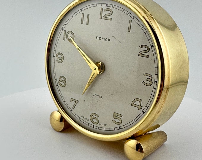 Semca Swiss 8 Jewel Alarm Clock C.1940 - Etsy
