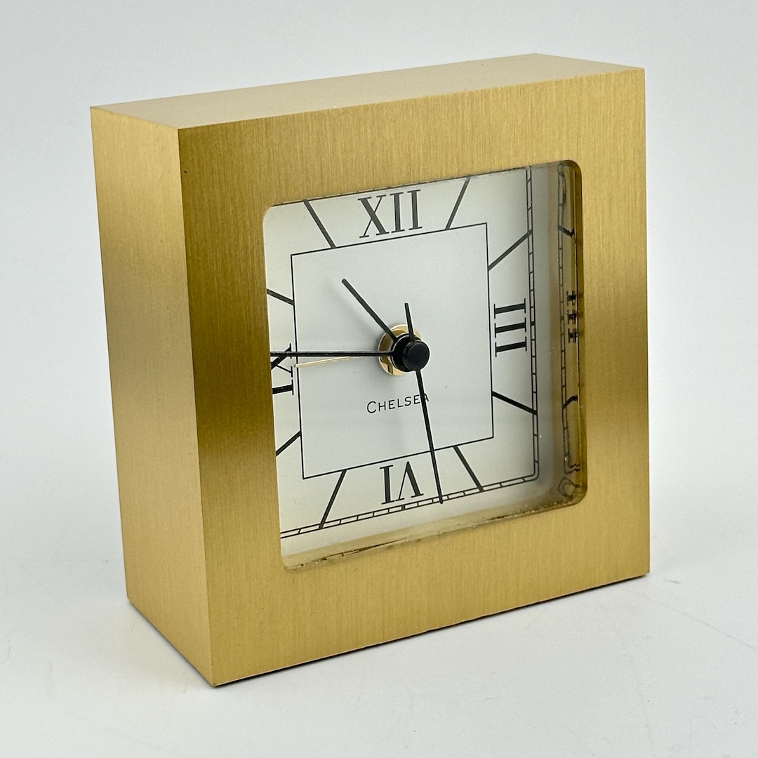 Vintage Chelsea Mantle/desk Alarm Clock - Etsy