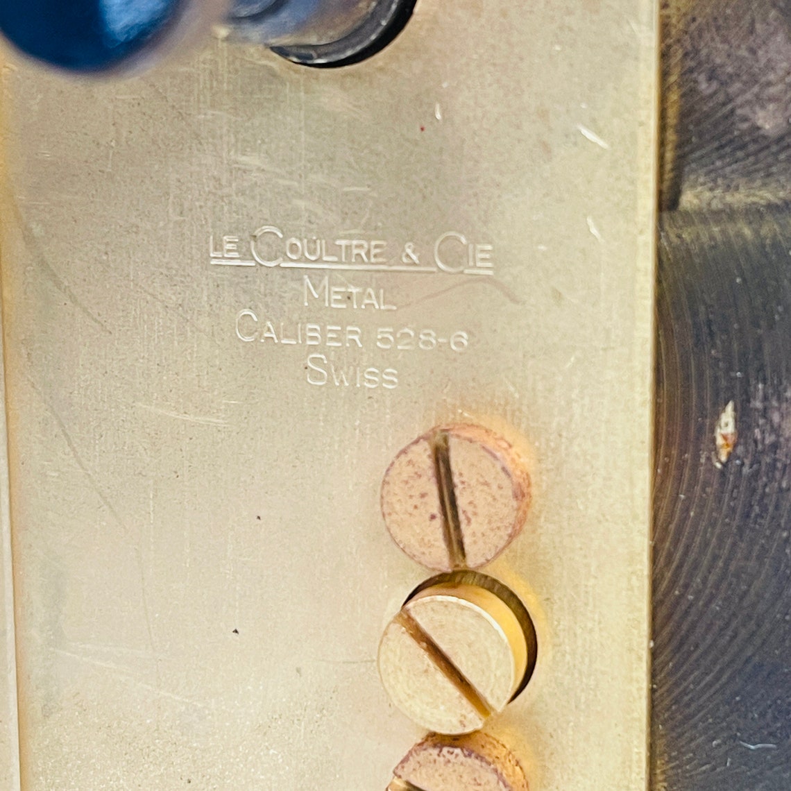 Jaeger-lecoultre Atmos Square Face Mantel Clock Caliber 528-6 #157235 ...