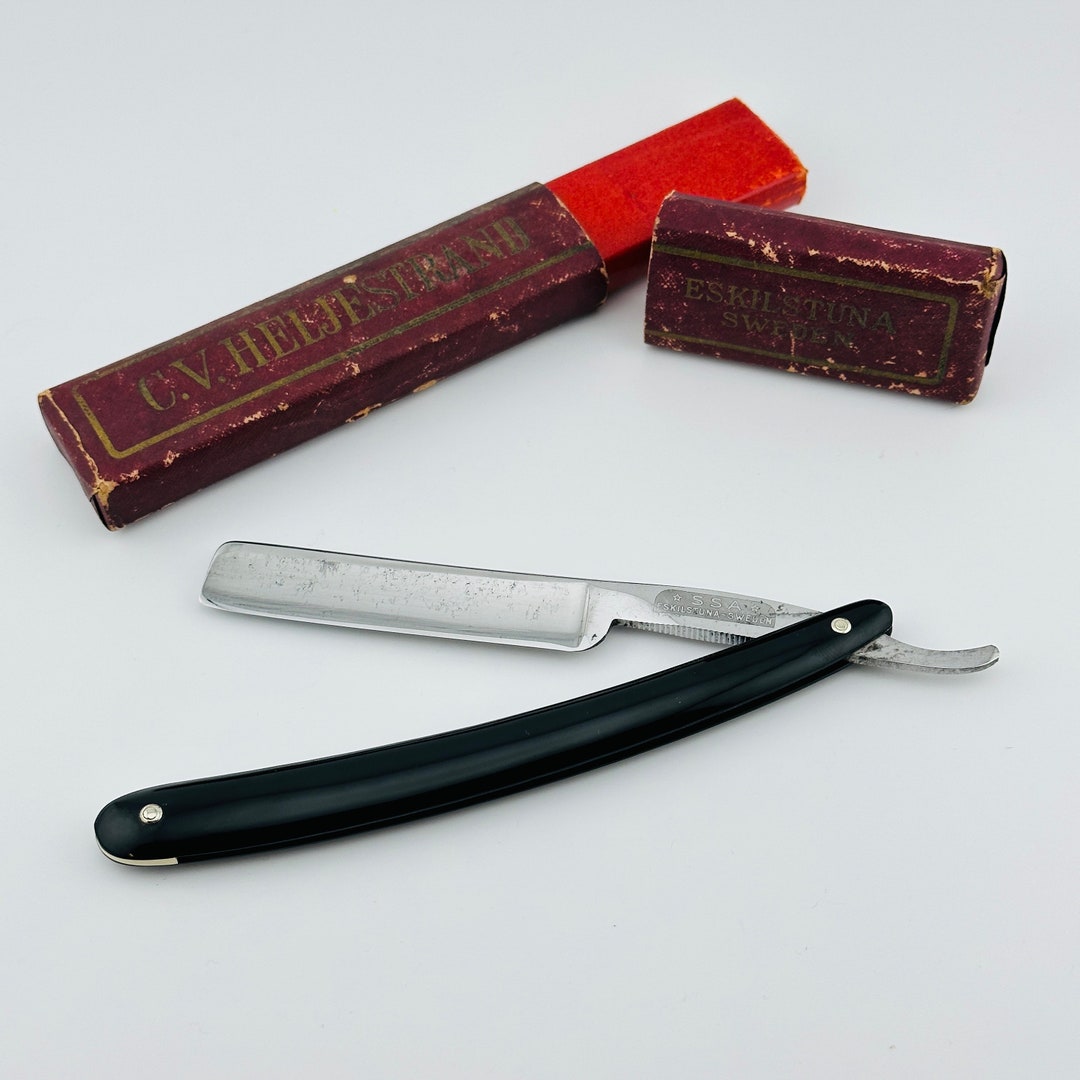Vintage Eskilstuna C.V. Heljestrand Straight Razor - Swedish Steel - Etsy
