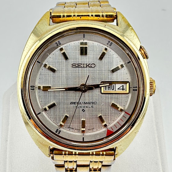Seiko Bellmatic 17 Jewel Automatic Men’s Alarm Wristw… - Gem