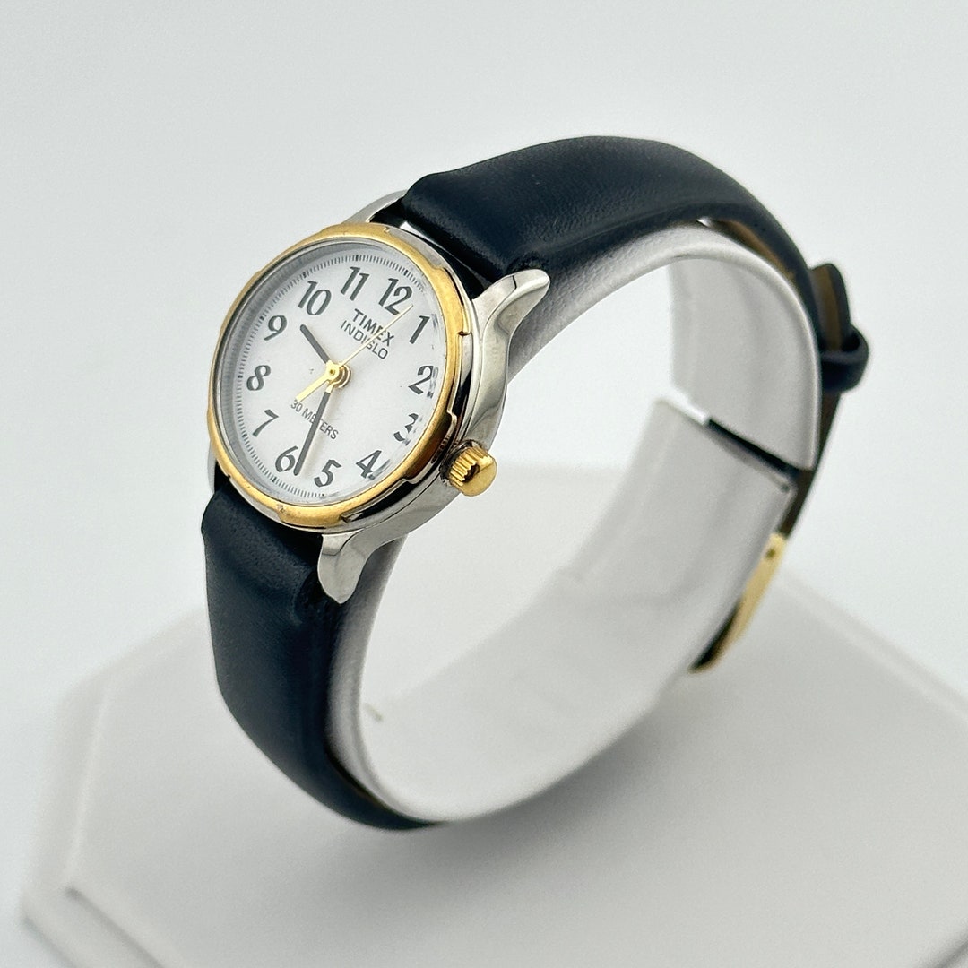 Timex Easy Reader Two Tone 25mm Indiglo Ladies Watch - Etsy