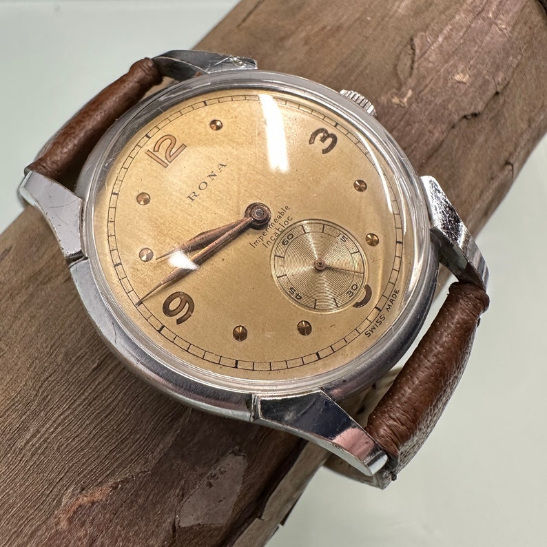 RONA Gold & Stainless Steel Automatic Watch C. 1960 - Etsy