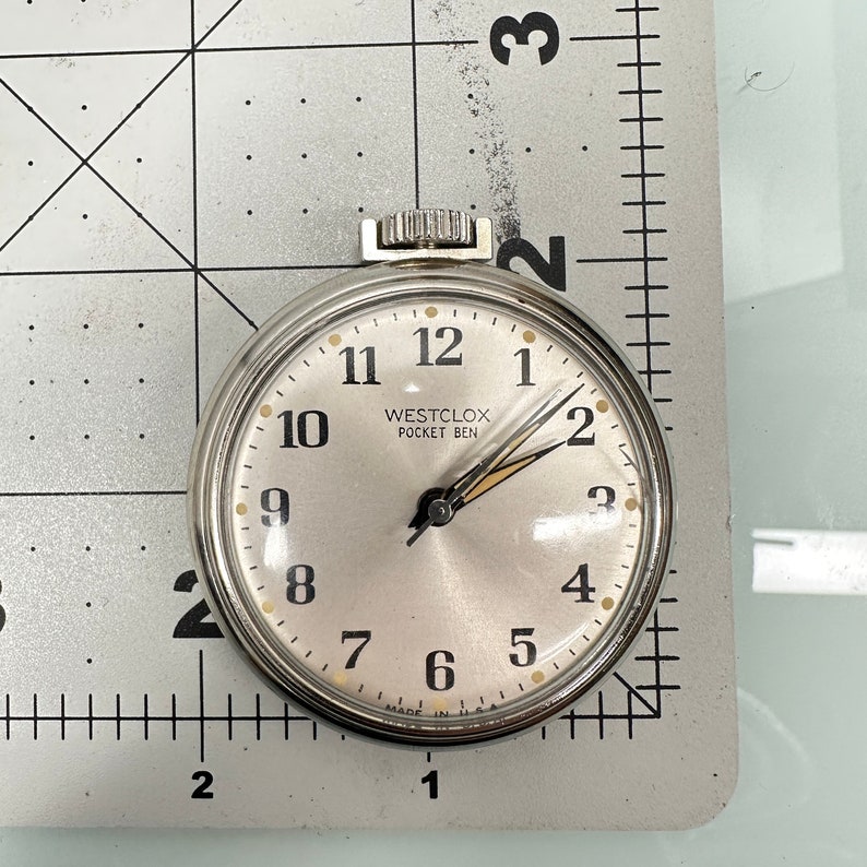 Westclox Pocket Ben Vintage Mechanical Wind up Pocket Watch - Etsy
