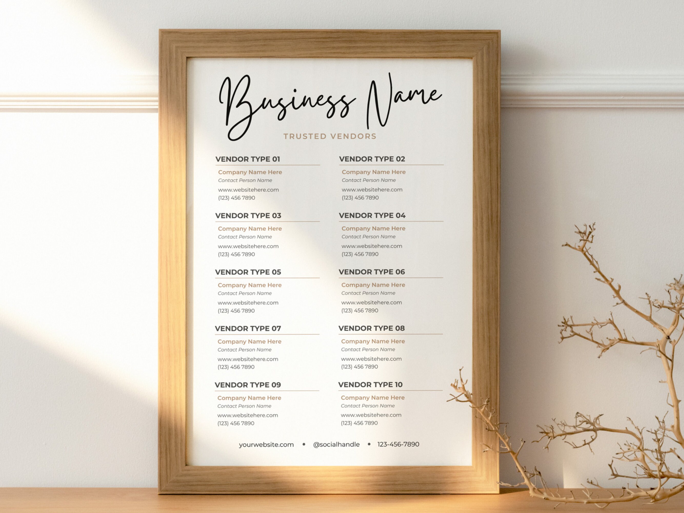 Alphabetical List Emplate