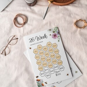 MINI 26 Week Savings Challenge BUNDLE A6 Money Envelope - Etsy