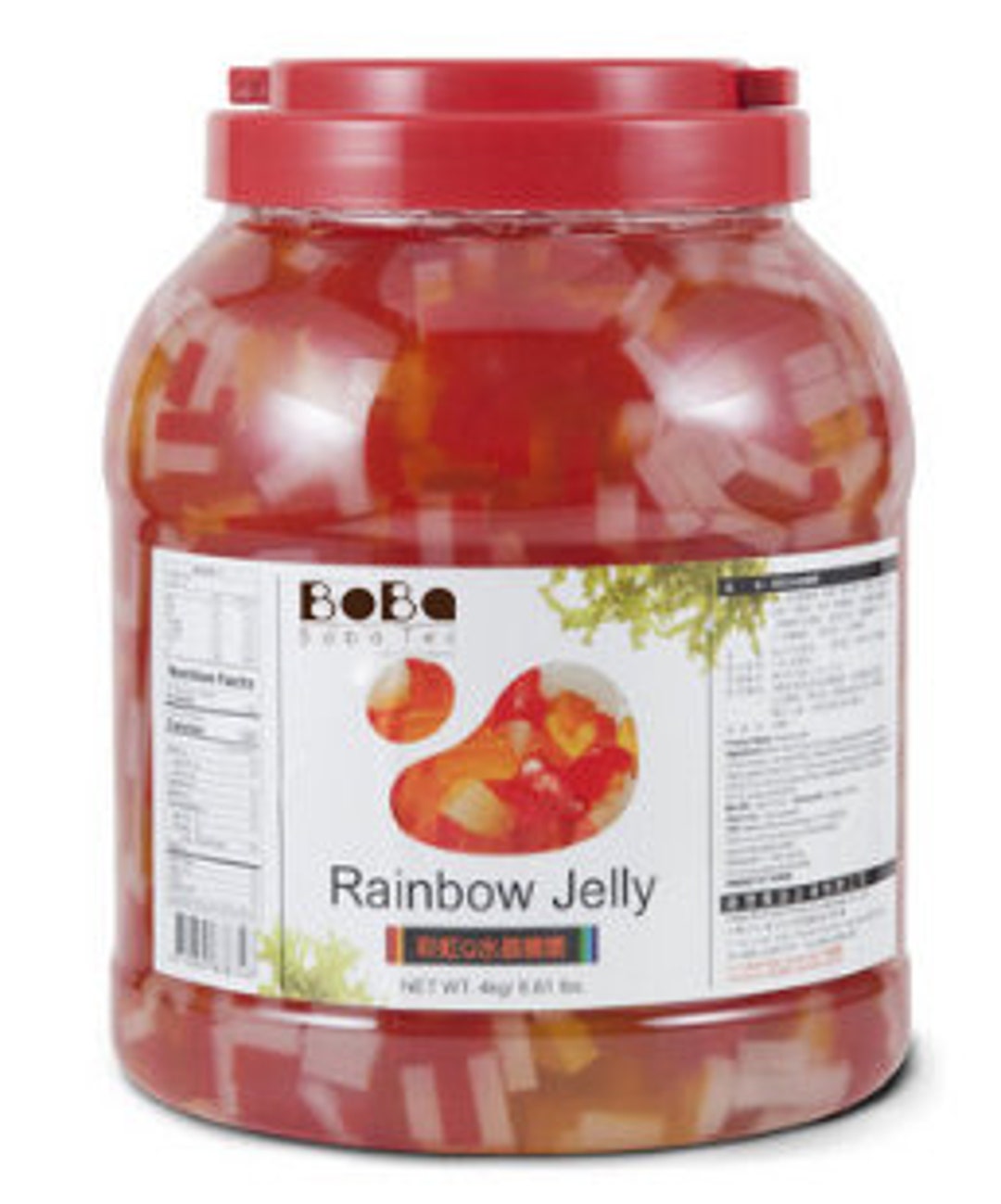 Boba Tea Company Rainbow Nata De Coco Jelly 3.8KG - Etsy