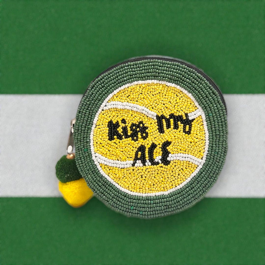 Kiss My Ace Beaded Coin Purse - Etsy