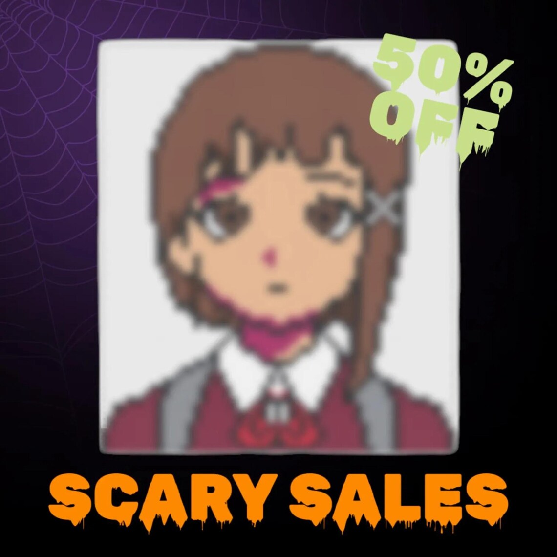 Lain Iwakura Hama Bead Pattern – PDF Bead Sprite Design – Anime Pixel ...