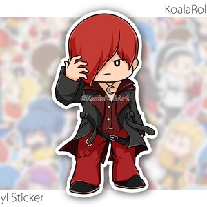 Chibi IORI & ASH STICKER Fighter Collection the King of - Etsy