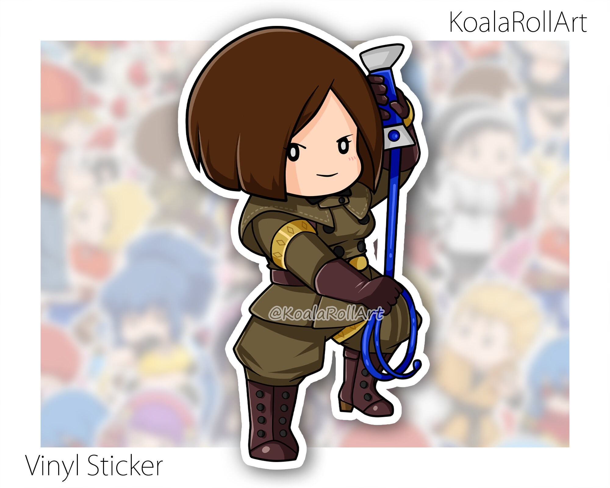 Chibi KULA & WHIP STICKER Fighter Collection the King of - Etsy