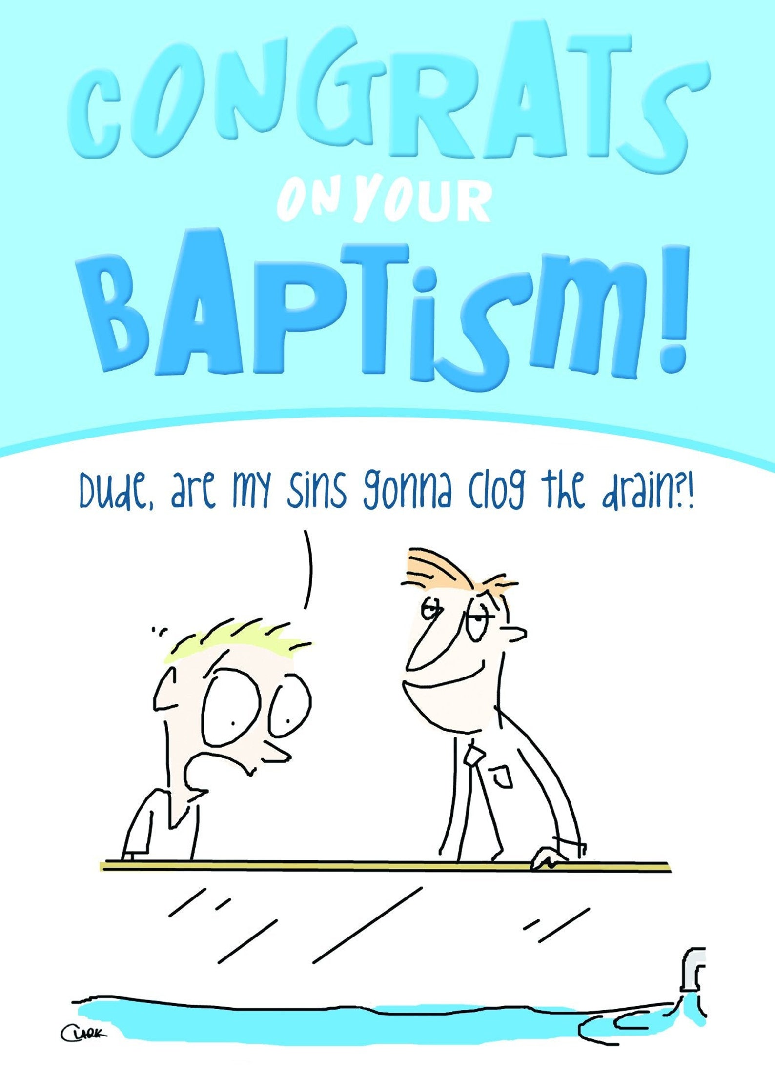 Congrats on Your Baptism Baptism Greeting Card - Etsy