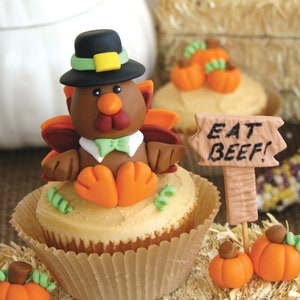 Sweet and Unique Cupcake Toppers: Over 80 Creative Fondant - Etsy