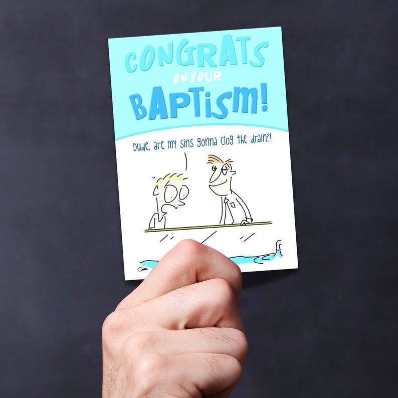 LDS Baptism Congratulations Card - Etsy
