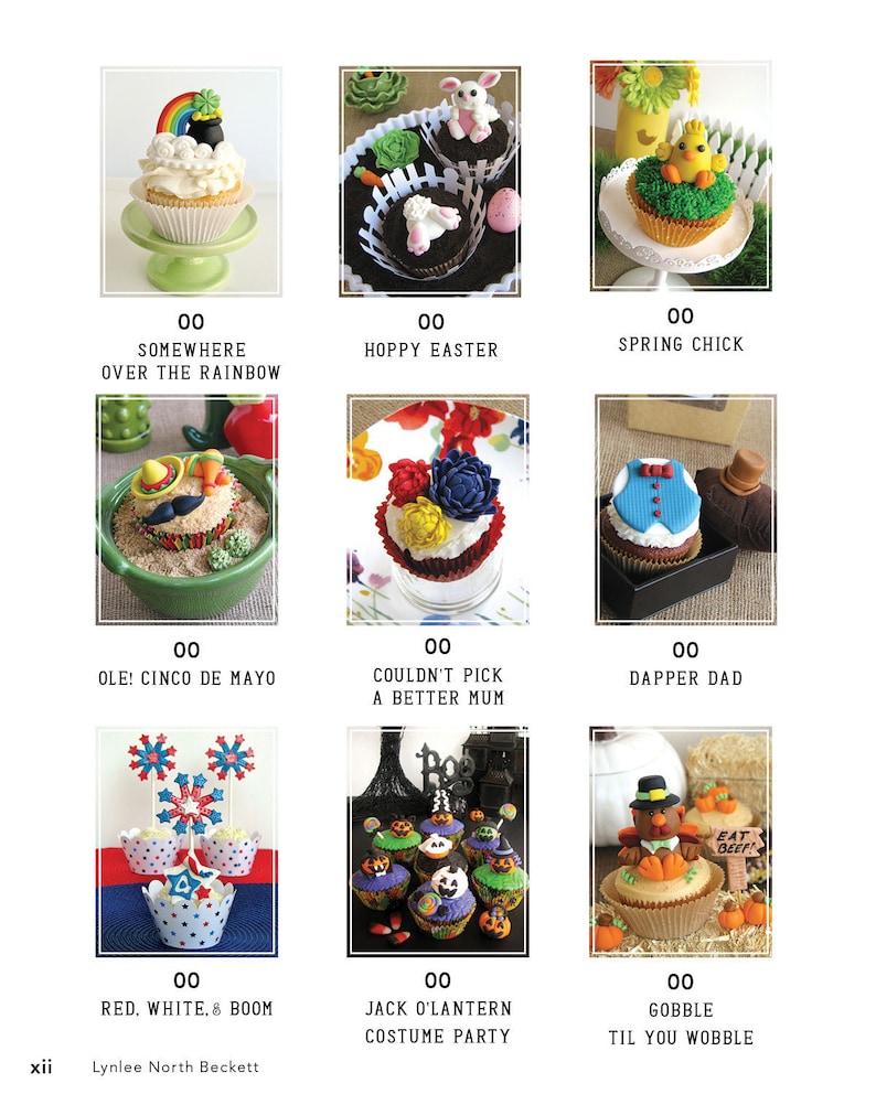 Sweet and Unique Cupcake Toppers: Over 80 Creative Fondant - Etsy