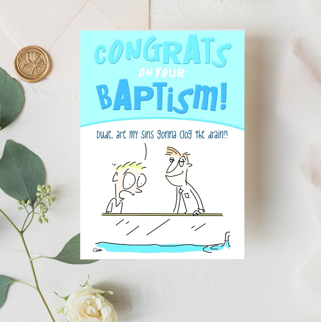 Card for Baptism Congratulation Card for Event - Etsy