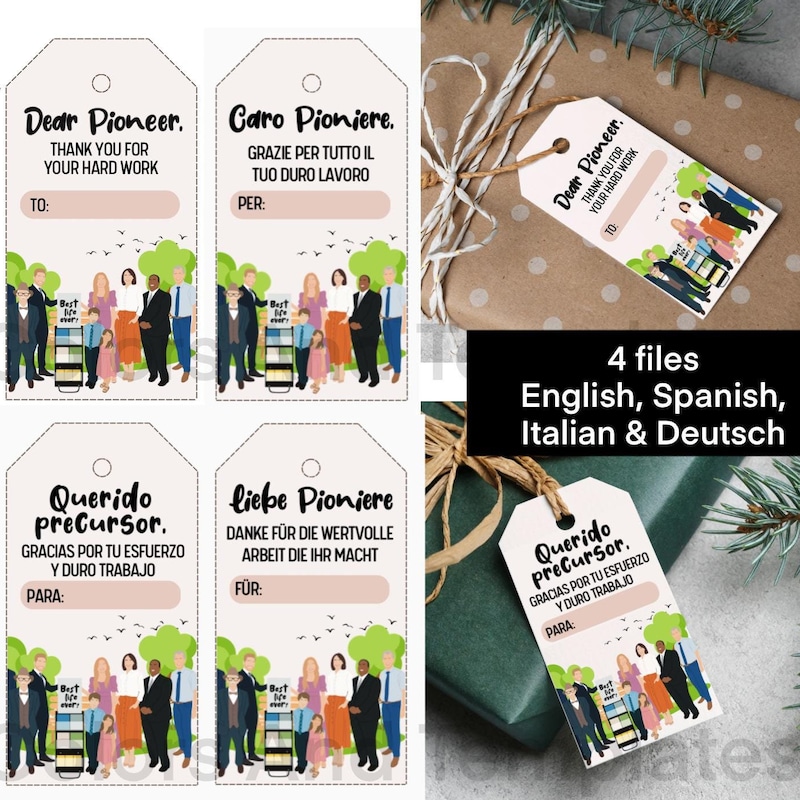 Thank You Tags Jw - Etsy