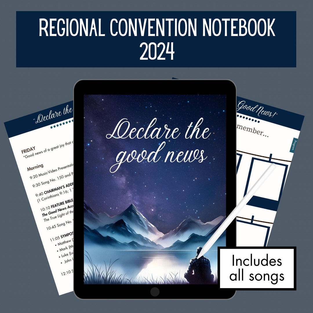 Declare the Good News Notebook Compatible With Goodnotes Printable JW ...
