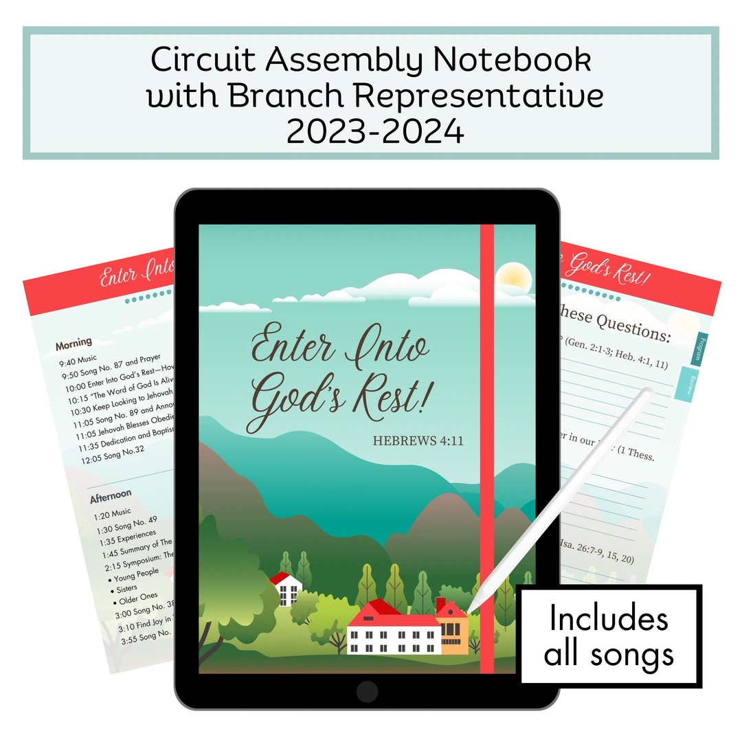 JW Circuit Assembly Enter Into Gods Rest Digital Notebook Compatible ...