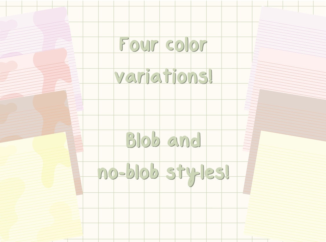 Good Notes Template Set Warm Colors Bundle 4 Colors 2 Variations - Etsy