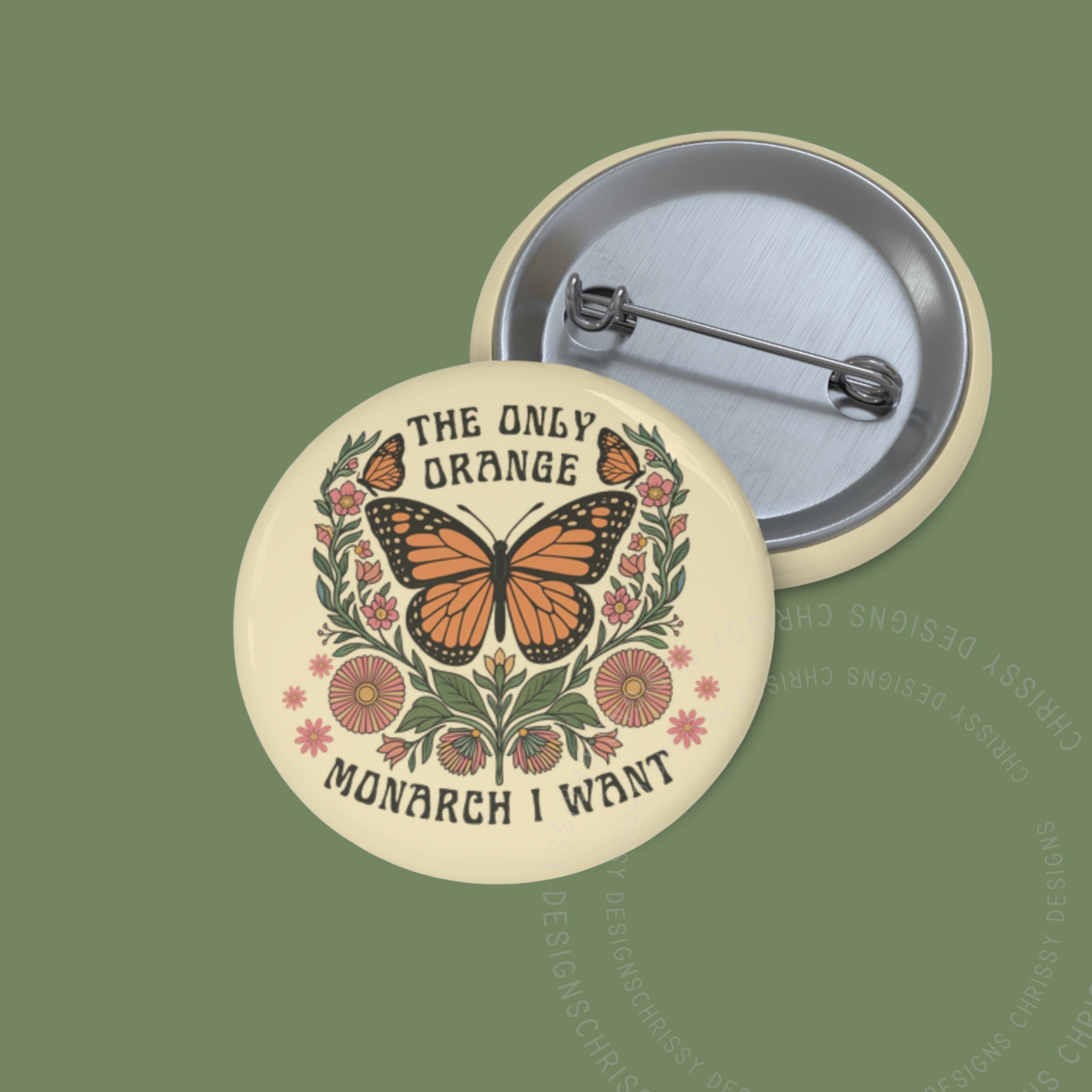Anti Trump Pin Buttons in 3 Sizes, Political Protest Pin, Pro Democracy ...