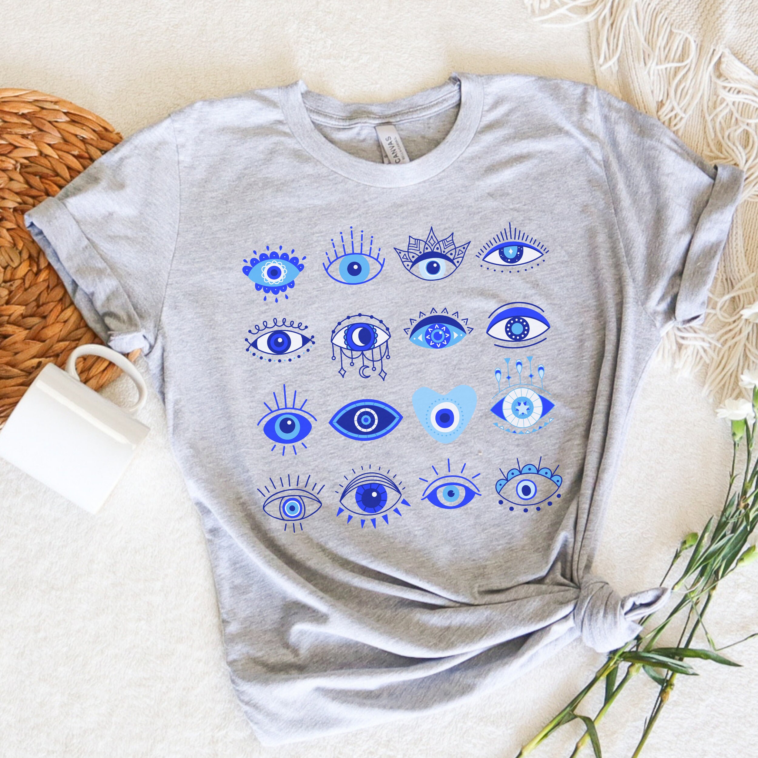 Evil Eye Shirt, Eye Shirt, Shirt With Eye, All Seeing Eye Tee, Graphic ...