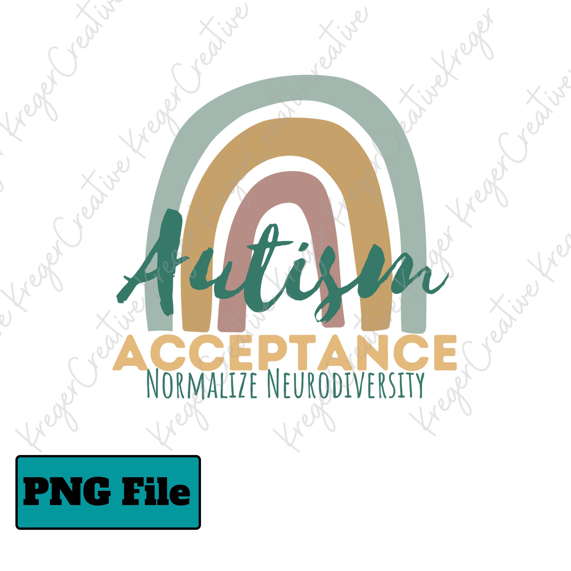 Autism Acceptance PNG Graphic Digital Graphic Digital | Etsy India