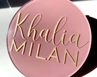 Baby Name Plaque - Etsy