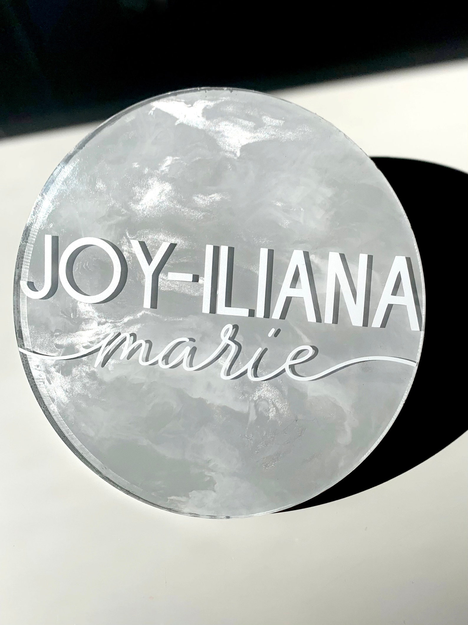 Acrylic Birth Announcement Sign Baby Name Announcement Sign - Etsy