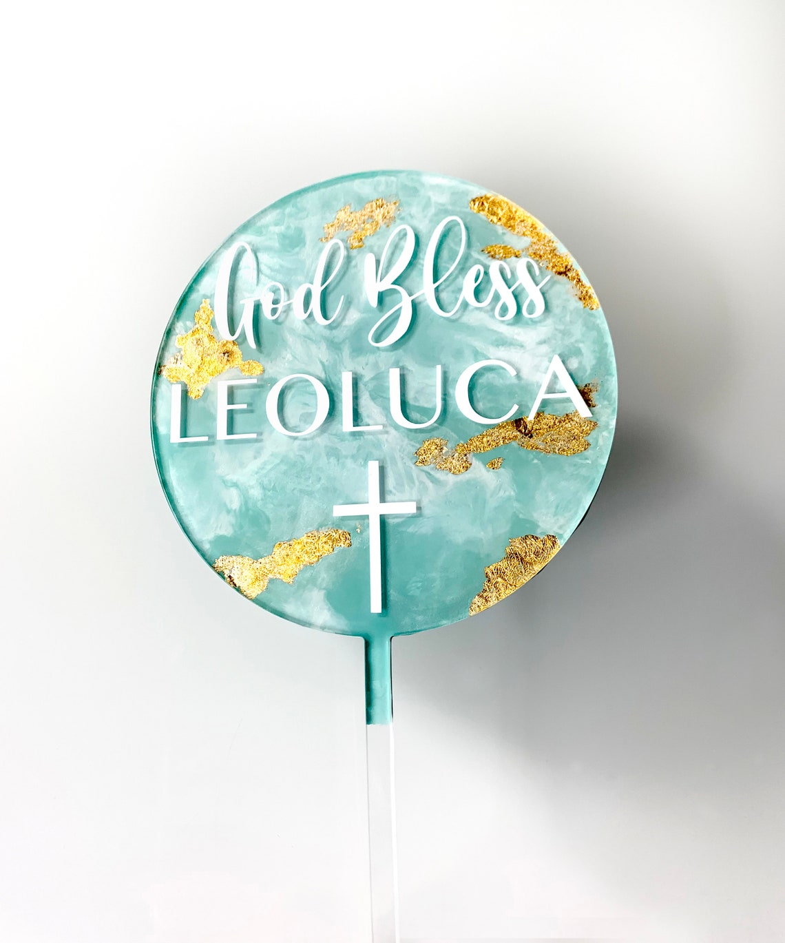 Personalized Acrylic Cake Topper God Bless Cake Topper - Etsy Canada