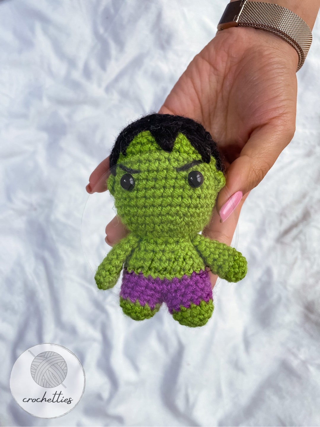 Hulk Amigurumi Handmade in Crochet Hulk Amigurumi Handmade - Etsy