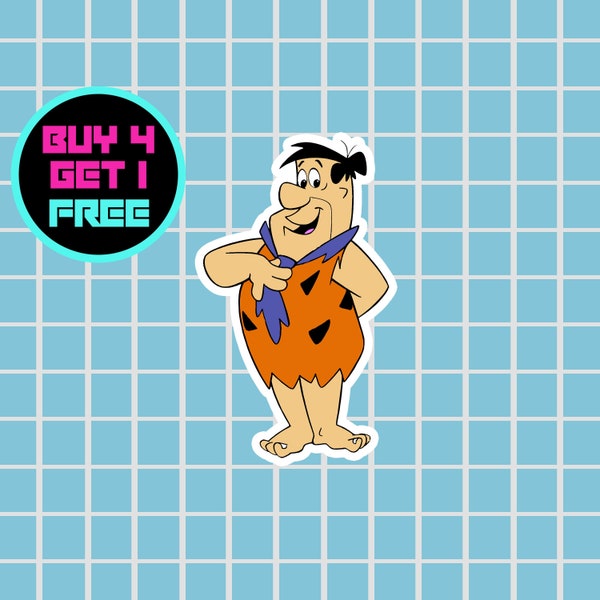 Fred Flintstone Sticker - Etsy