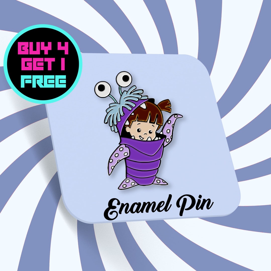 Boo Baby Enamel Pin Monster Cartoon Enamel Pins Cute Pin - Etsy