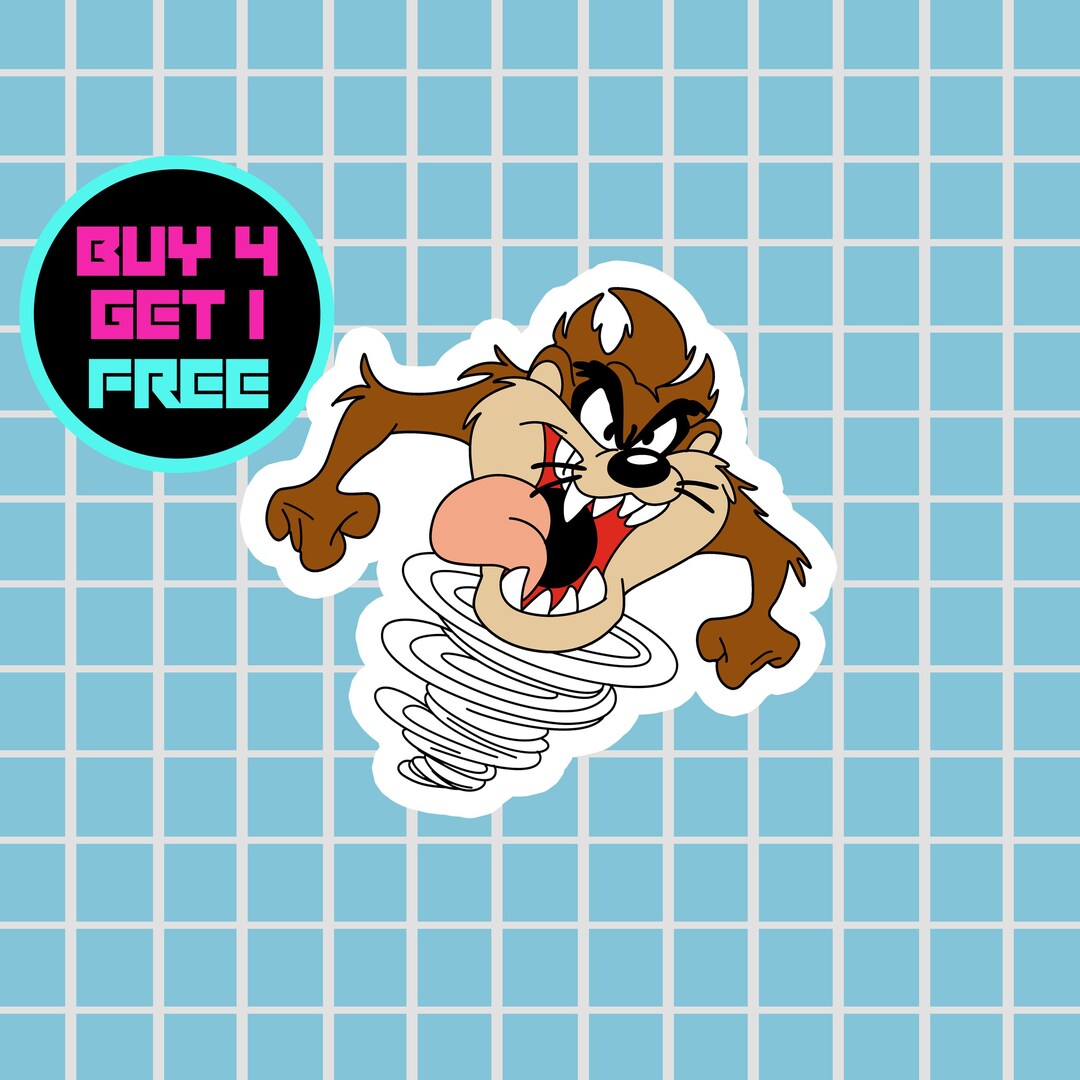 Cool Tasmanian Devil Sticker Bear Anime Stickers Laptop Stickers ...