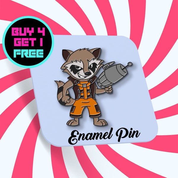 Raccoon Pin - Etsy