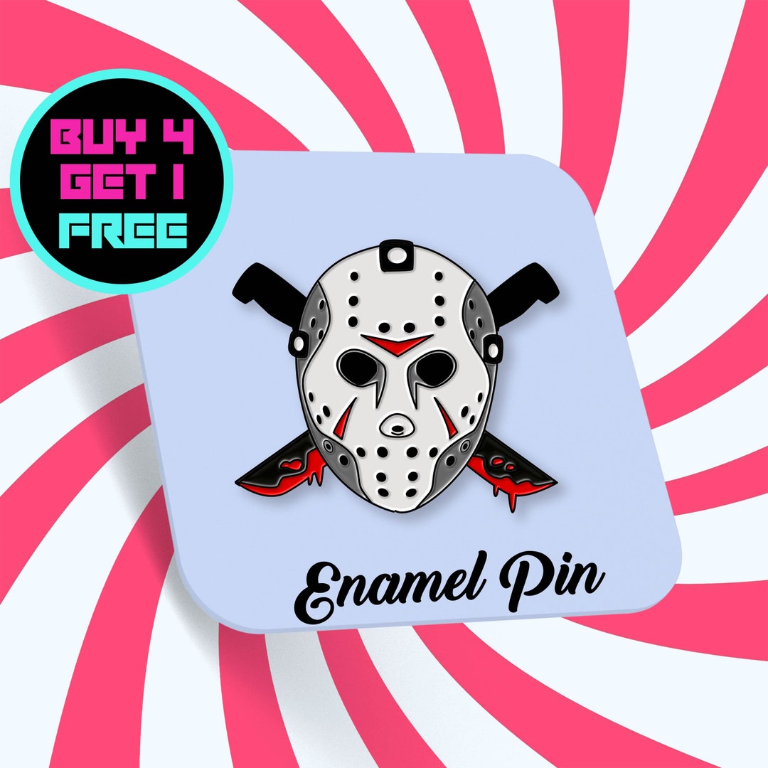 Horror Serial Killer Enamel Pin Monster Movie Enamel Pins - Etsy UK