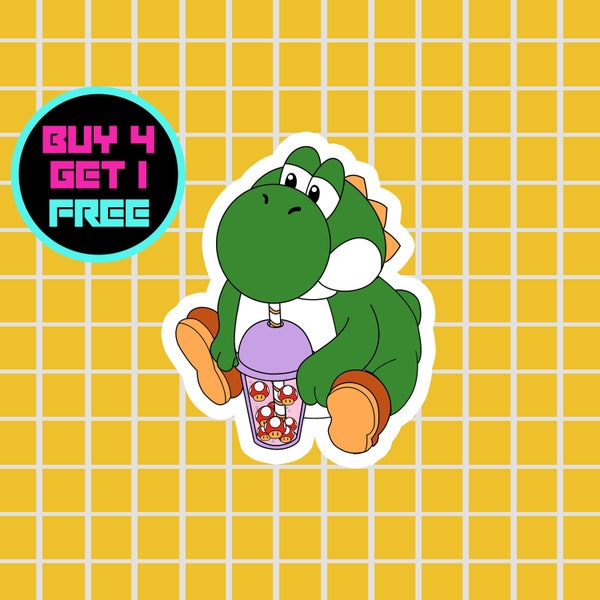 Yoshi Stickers - Etsy