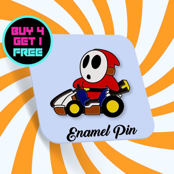Shy Guy Pin - Etsy