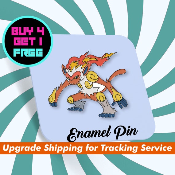 Infernape Monkey Custom Enamel Pin Anime Ape Enamel Pins Cute - Etsy