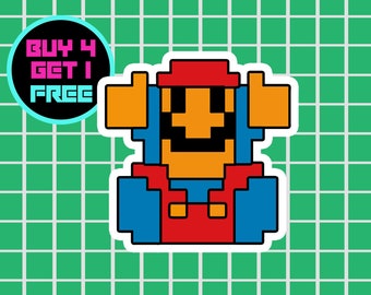 Mario 8 Bit Game Over