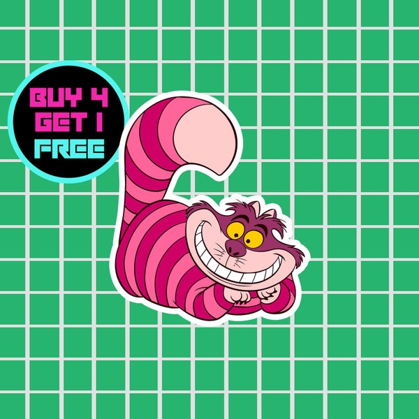 Cheshire Cat Decal - Etsy
