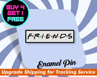 Friends 'how You Doin' Enamel Pin Badge TV Show - Etsy